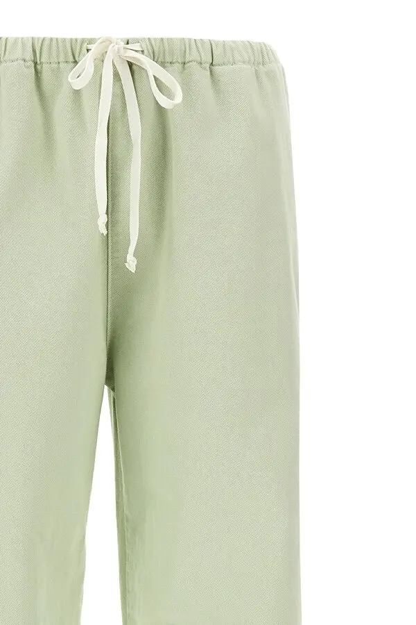 MAISON MARGIELA Drawstring Wide-leg Pants - Green