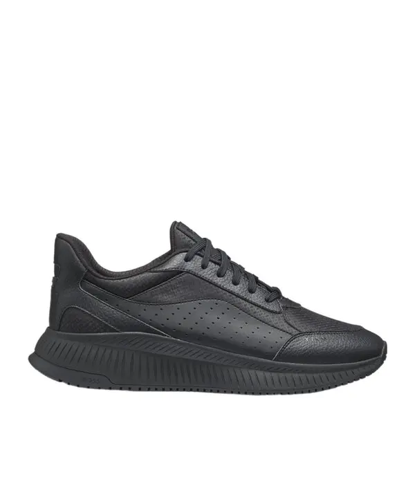 Hugo Boss Boss Monogram Jacquard Sneakers - Black