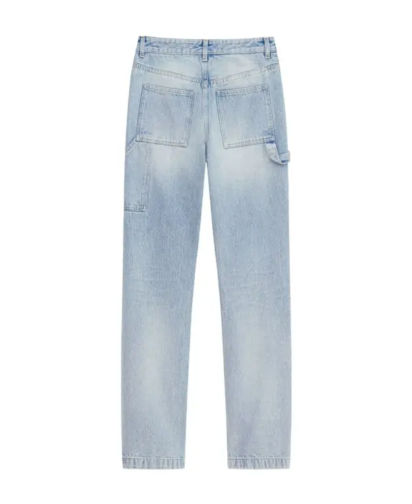 Givenchy Oversized Boyfriend Jeans In Light Wash Denim - Light Blue