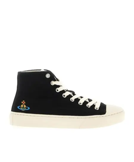 VIVIENNE WESTWOOD High-top Sneakers With Embroidered Orb Logo