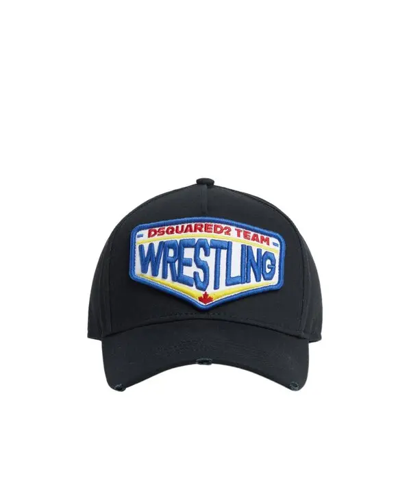 Dsquared2 Logo Patch Baseball Cap - Black