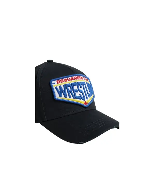 Dsquared2 Logo Patch Baseball Cap - Black