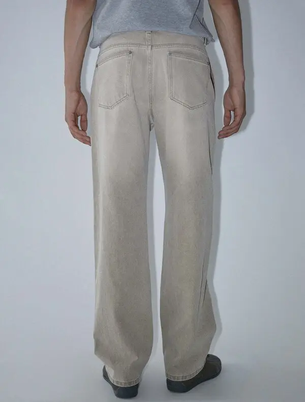 Paloma Wool Belt Loops Slacks With Welt Pockets