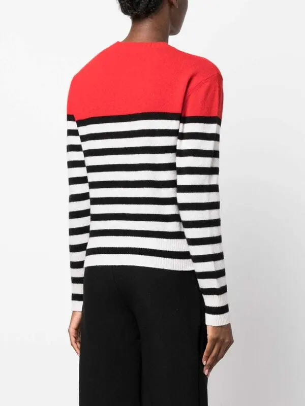 Philosophy Di Lorenzo Serafini Striped Crewneck Jumper