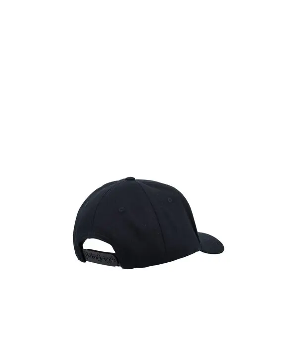 Palm Angels Logo Embroidered Baseball Cap - Black
