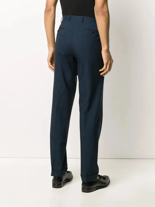 Canali Tailored Slacks With Button Placket