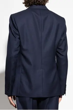 Dolce & Gabbana Two-button Wool Blazer - Navy Blue