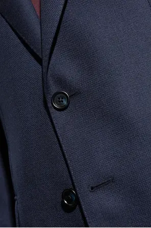 Dolce & Gabbana Two-button Wool Blazer - Navy Blue