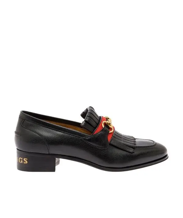 Gucci Horsebit-detail Leather Loafers