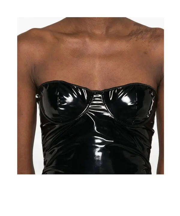 Oseree Strapless Midi Dress
