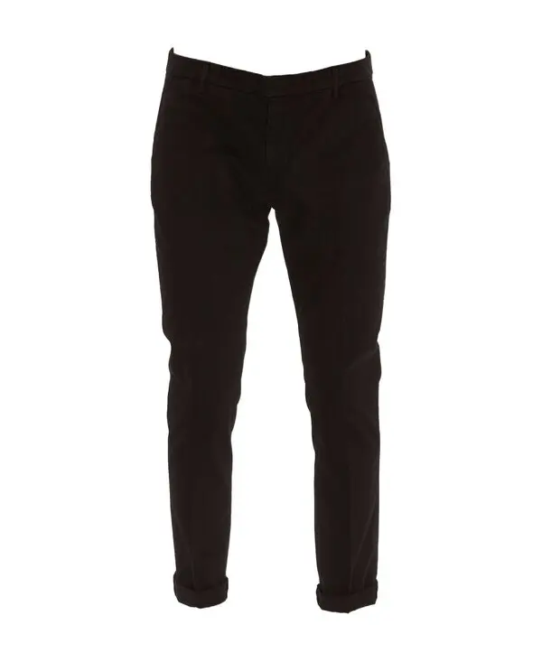 DONDUP Low-rise Trousers With Turn-up Hem