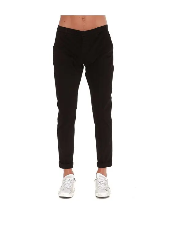 DONDUP Low-rise Trousers With Turn-up Hem