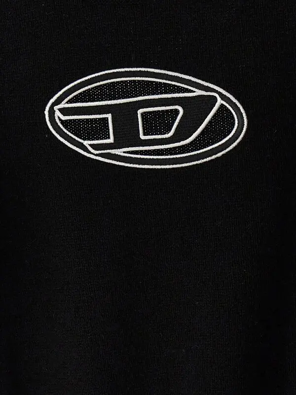 DIESEL® Embroidered Logo Crew Neck Jumper