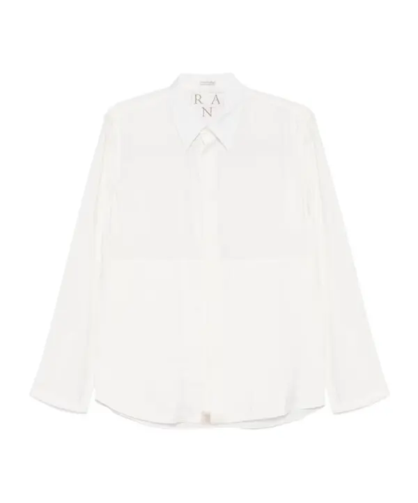 RANRA Crinkled-finish Shirt