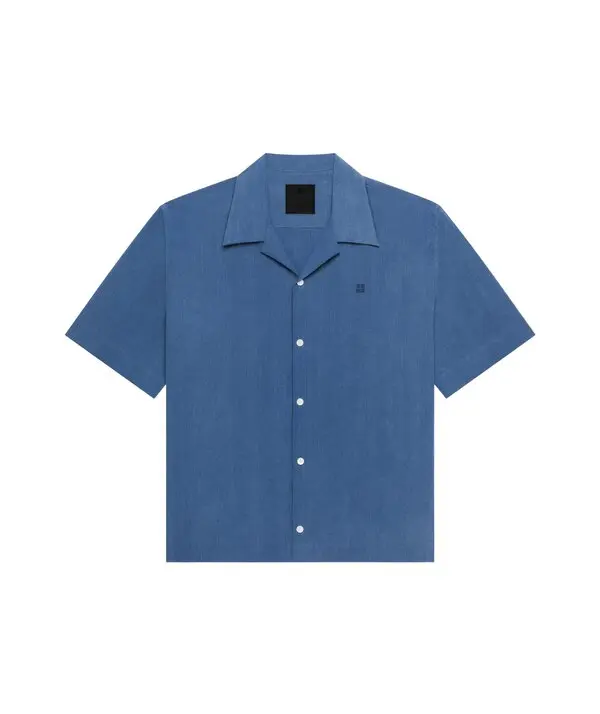 Givenchy Logo Embroidered Short-sleeve Shirt