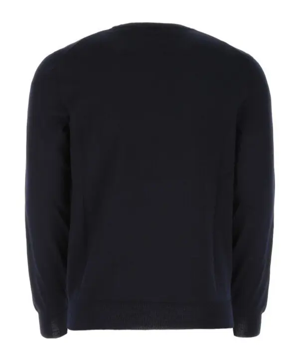 Hugo Boss Embroidered Crewneck Jumper - Black