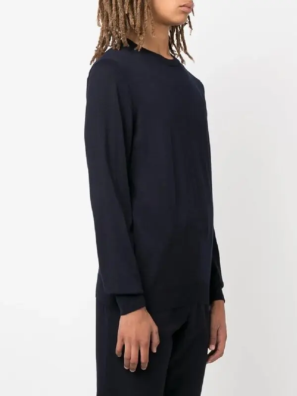 Hugo Boss Embroidered Crewneck Jumper - Black