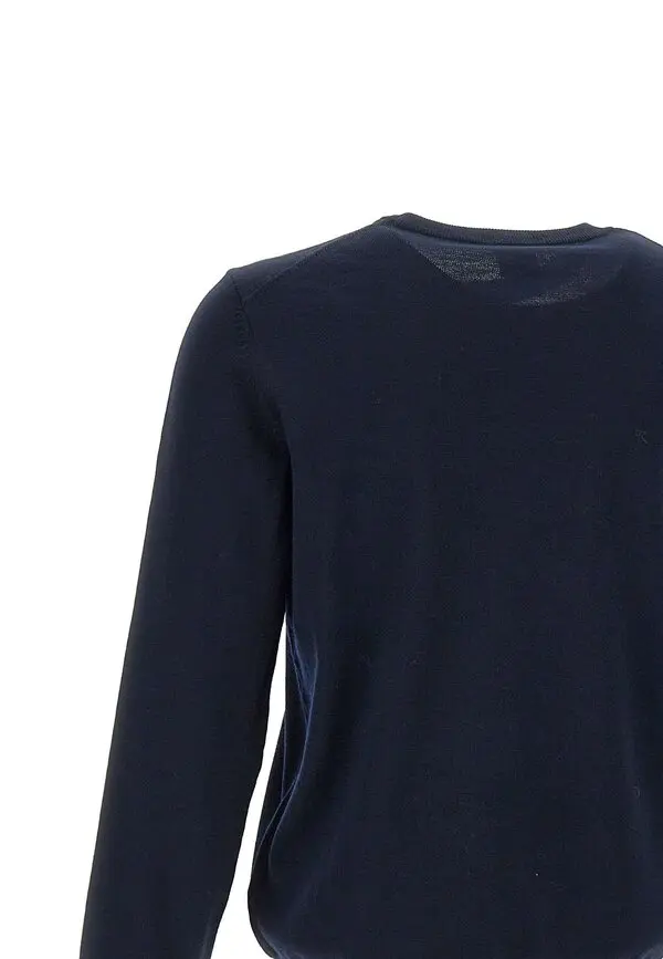Hugo Boss Embroidered Crewneck Jumper - Black