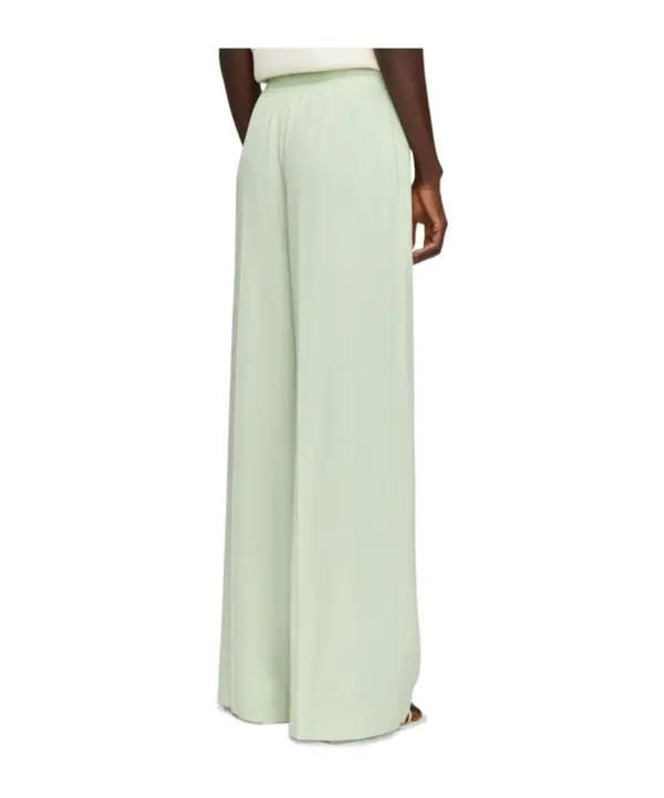 JOSEPH Hulin Wide Leg Trousers - Matcha
