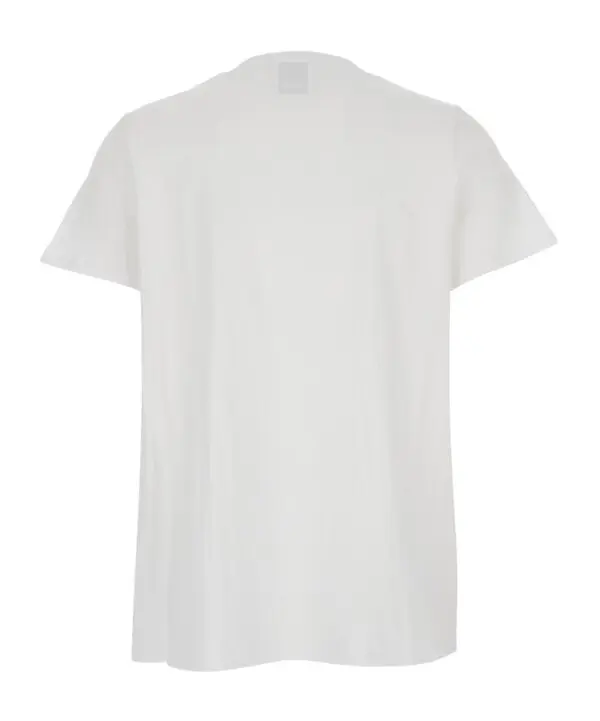ALLUDE Round Neck Short Sleeve T-shirt