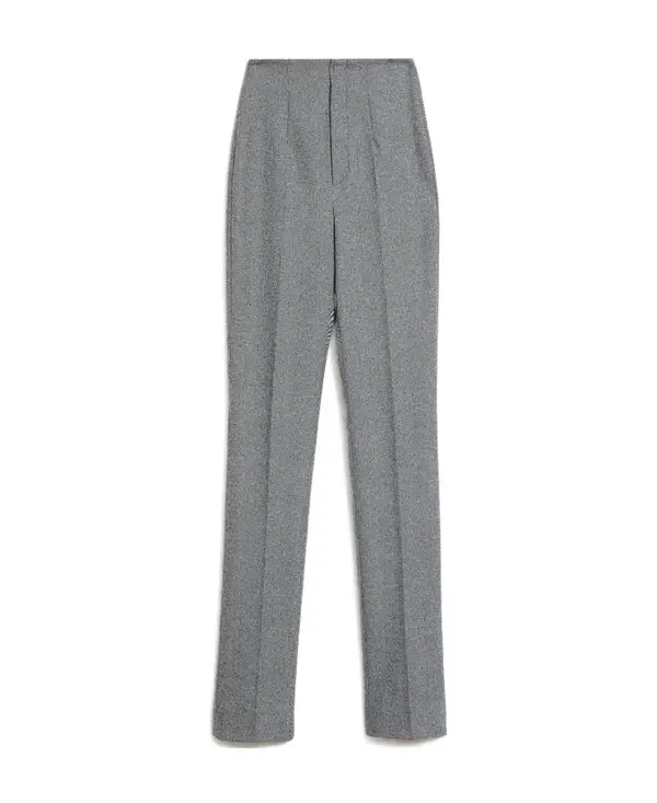 Sportmax Chevron-knit High-waisted Trousers