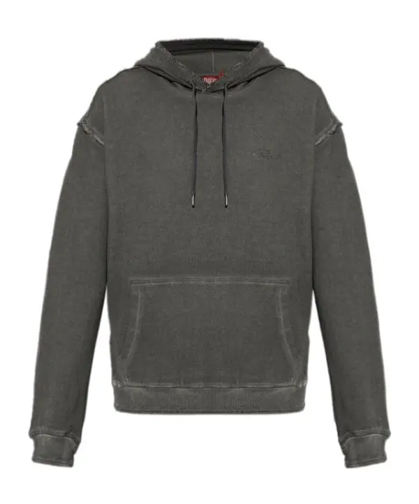 DIESEL® S-quinn Hood Sweatshirt - Black