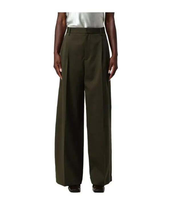 DARKPARK Chicago High-waist Wide-leg Trousers - Black