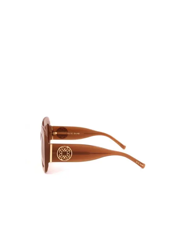 Elie Saab Square Frame Sunglasses - Brown