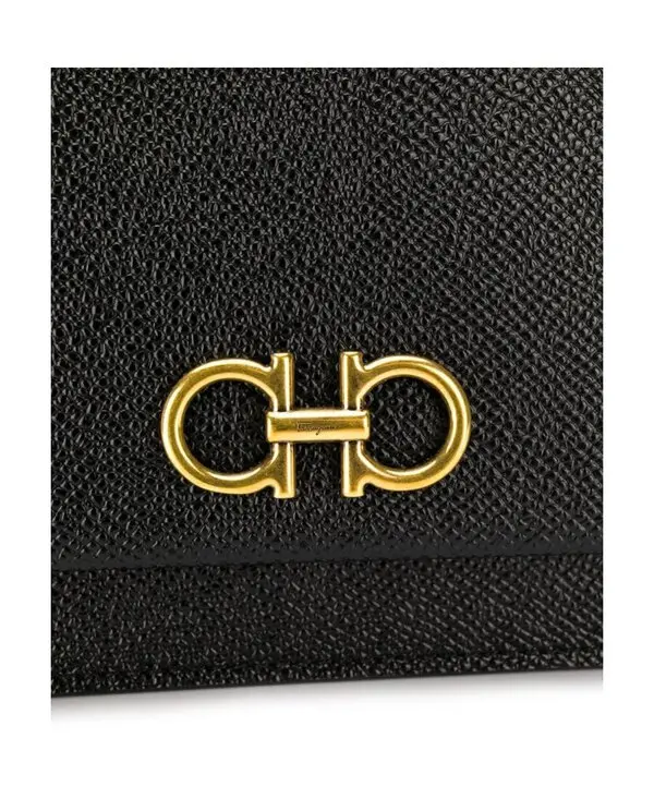 FERRAGAMO Gancini Logo Shoulder Bag
