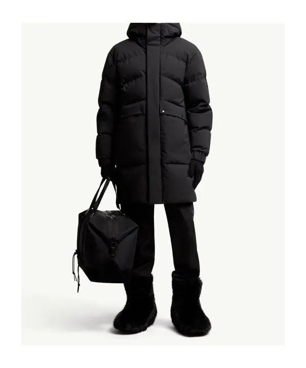 Moncler Avioth Hooded Long Down Jacket