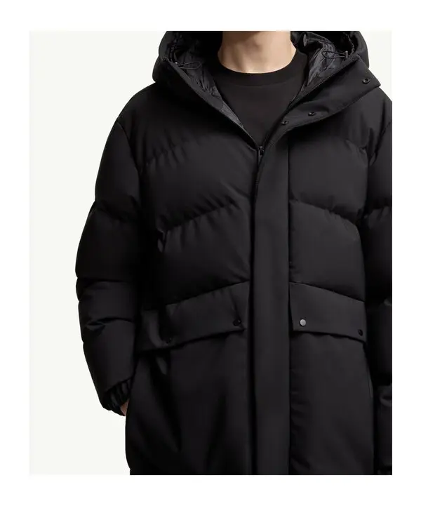Moncler Avioth Hooded Long Down Jacket