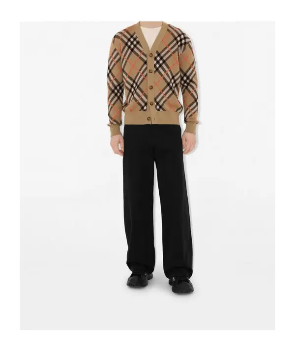 Burberry Vintage Check V-neck Cardigan