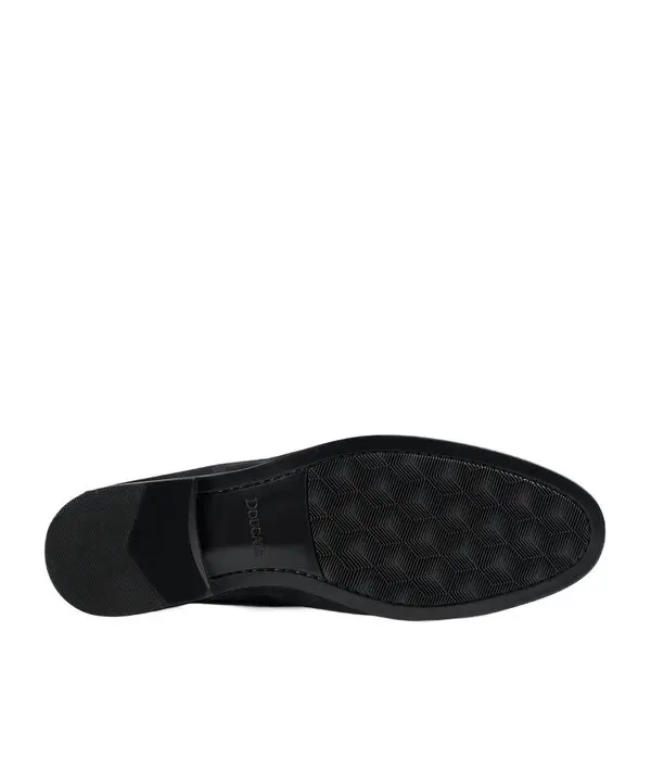 DOUCAL'S Nottingham Penny Loafers In Suede - Blue
