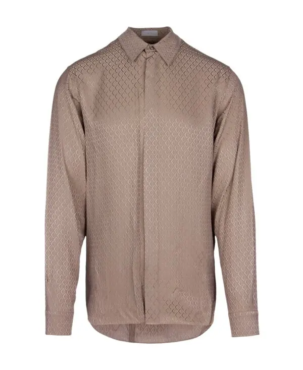 Dior Lapel Long-sleeved Shirt - No