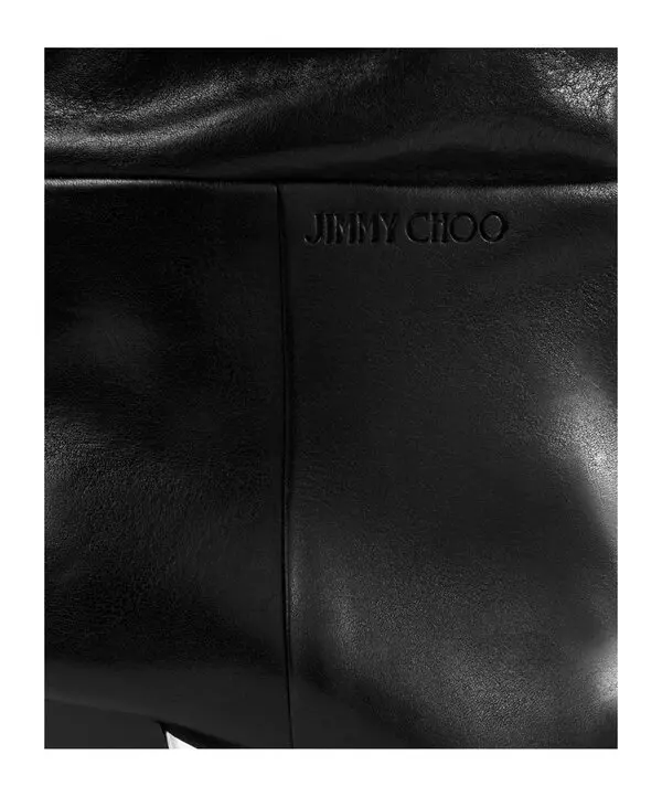 JIMMY CHOO Pointed Toe Block Heel Boots - Black