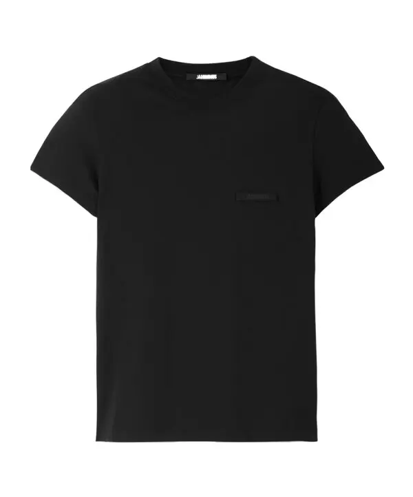 Jacquemus The Gros Grain Crewneck T-shirt - Black