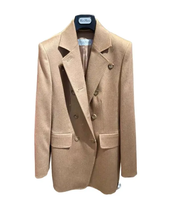 Max Mara Double Breasted Notched Blazer