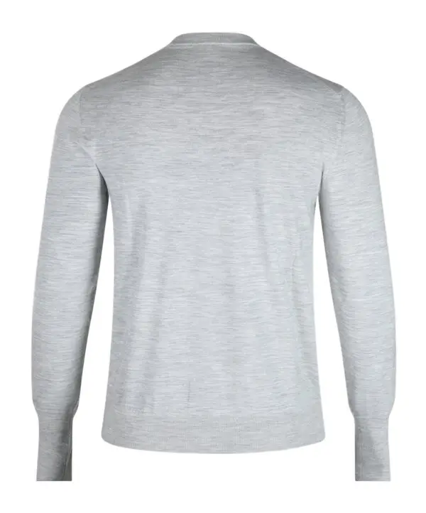 Eleventy Ribbed Crewneck Jumper - Gray