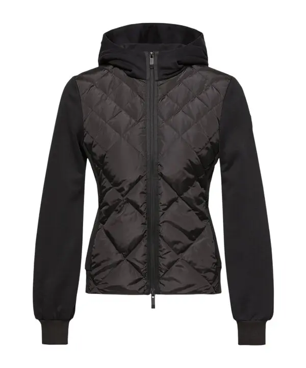 Moncler Fleece Padded Zip-up Hoodie
