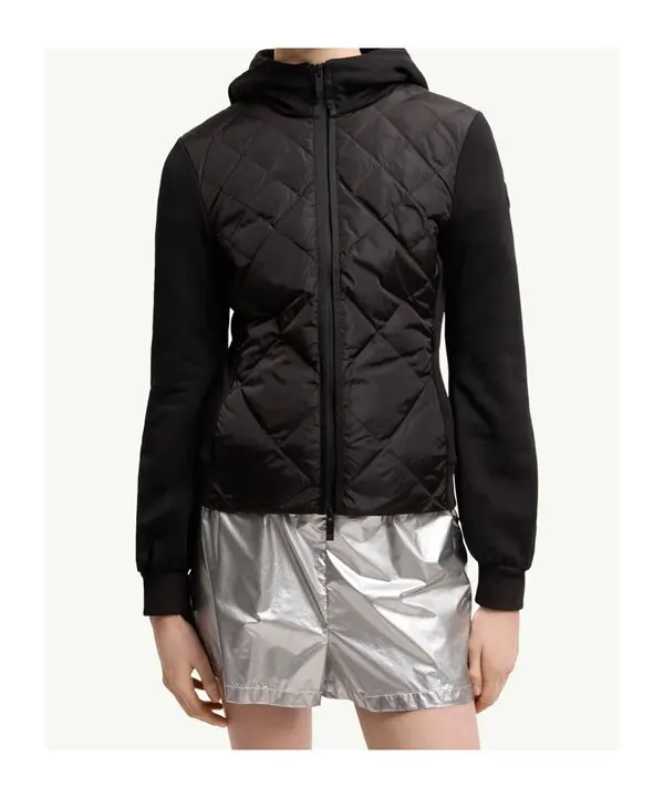 Moncler Fleece Padded Zip-up Hoodie