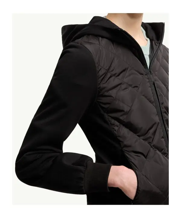 Moncler Fleece Padded Zip-up Hoodie