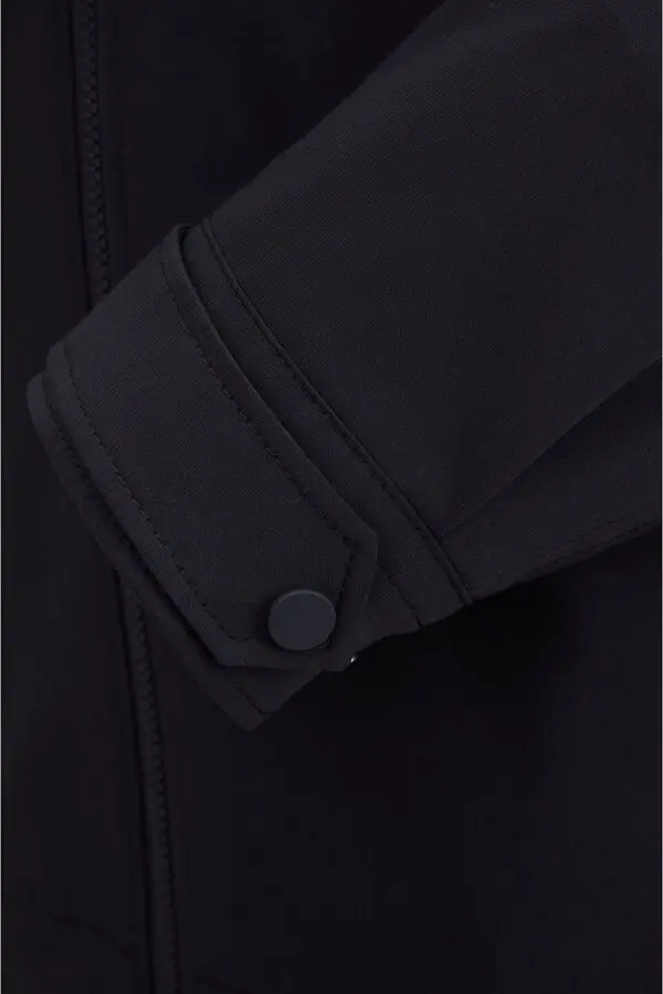 Hugo Boss Long Sleeve Casual Jacket With Hood