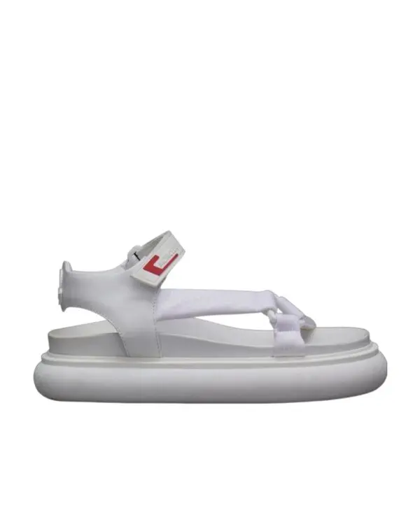 Moncler Catura Thick-soled Sandals - Optical White