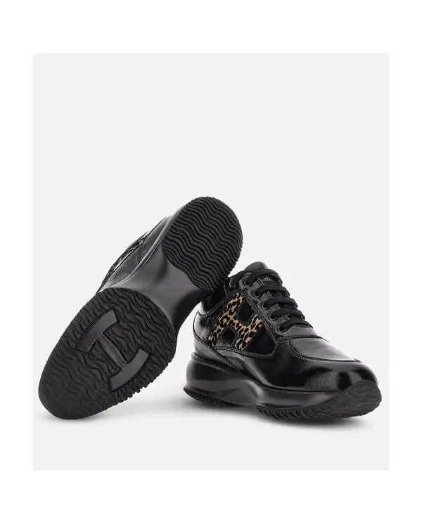 Hogan Logo Patch Low-top Sneakers