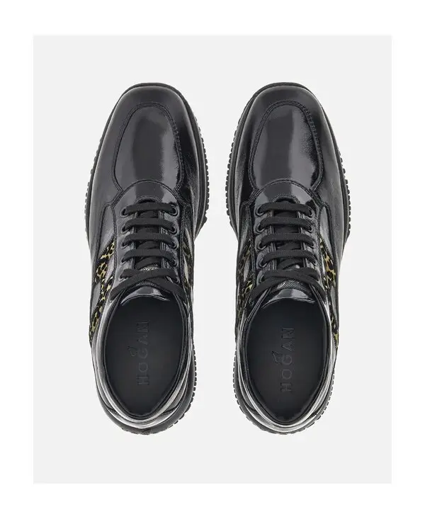 Hogan Logo Patch Low-top Sneakers
