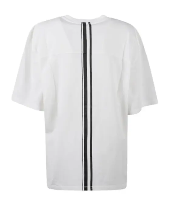 MORDECAI Cotton T-shirt With Striped Details