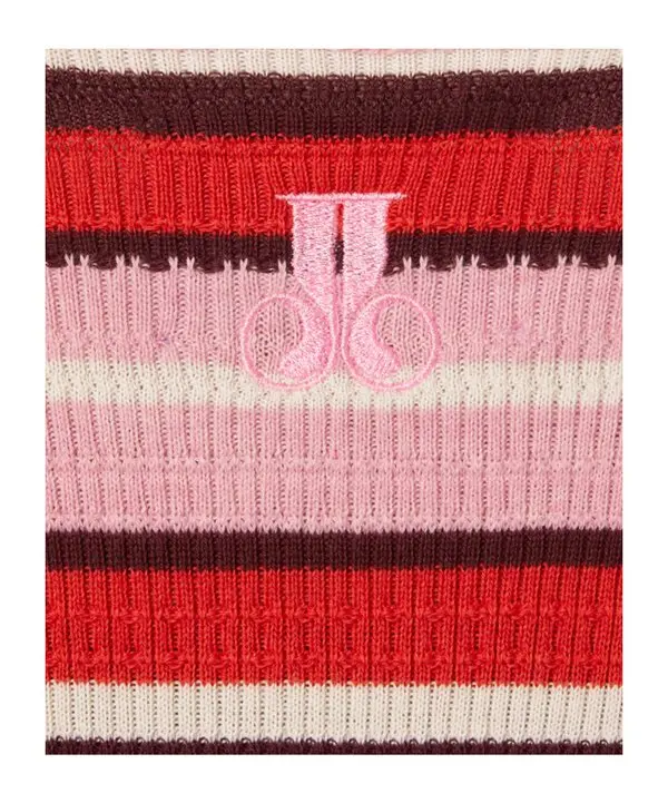 La DoubleJ Veneziana Striped Knit Sweater - Red