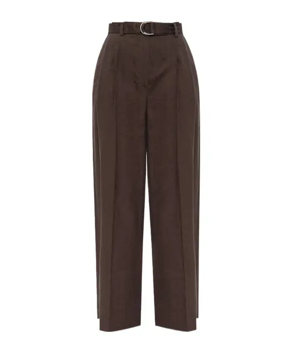Helmut Lang Pleated Wide-leg Trousers