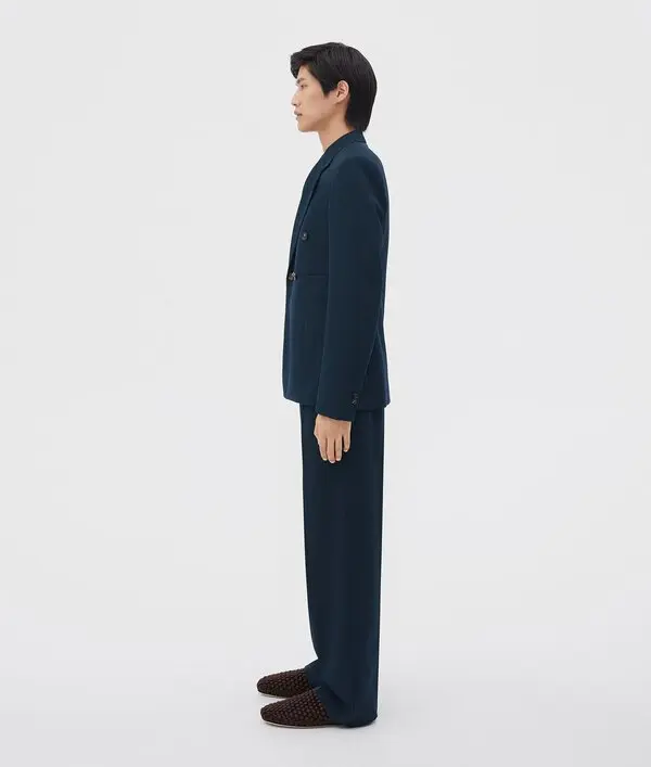 Bottega Veneta Logo Grain Suit Jacket