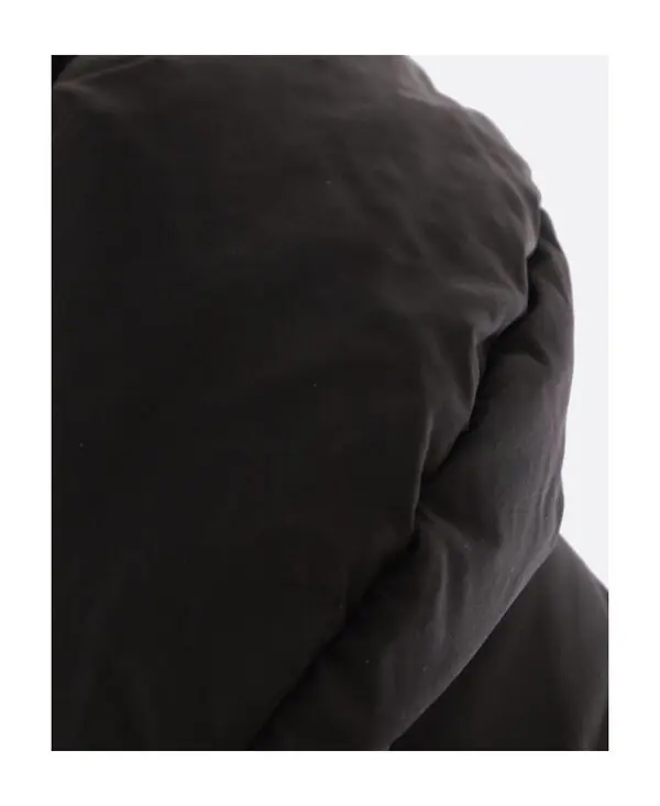 Saint Laurent Cropped Puffer Jacket In Silk Taffeta